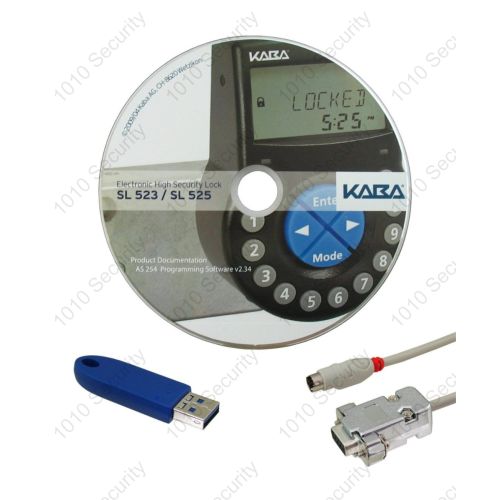 Kaba 525 software and cable | 1010 Security